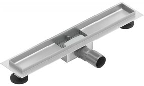 Mexen Flat nerezový sprchový žlab 60 cm - tělo žlabu bez krytu, 1015060