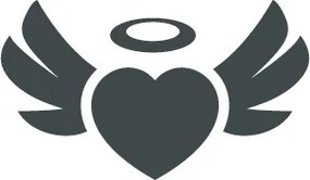 Samolepka Srdce andělské