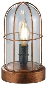 Stolní lampa Birte, měděná TRIO