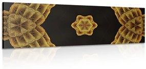 Obraz zajímavá zlatá Mandala Varianta: 135x45