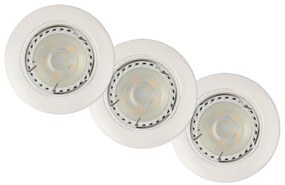 Lucide 11001/15/31 - SADA 3x LED podhledové svítidlo FOCUS 1xGU10/5W/230V bílé