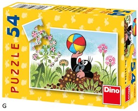 Dino Papírové puzzle Krteček 54 dílků