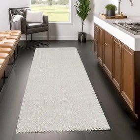 Vopi | Kusový koberec Loom 4300 cream - Kruh 120 cm průměr