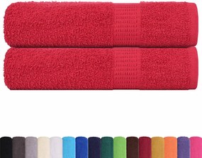 Ručníky FROGN 2 ks červené 50x100 cm 360 g/m² 136926
