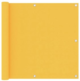 Balkónová zástěna žlutá 90 x 300 cm oxfordská látka