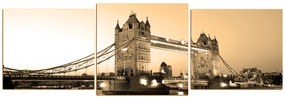 Obraz na plátně - Tower Bridge - panoráma 530FD (150x50 cm)