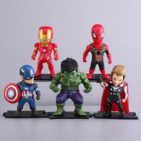 Set 5 ks figurek hrdinů Marvel, 9 cm