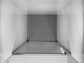 Mexen Exo, 1-křídlé dveře do otvoru 80x200 cm, 6mm čiré sklo, chromový profil, 817-080-000-01-00