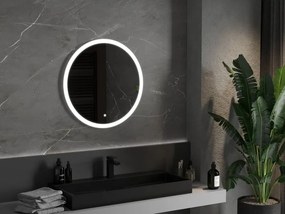 Mexen Oro koupelnové zrcadlo podsvícené, kulaté 70 cm, LED 6000K, proti zamlžování - 9824-070-070-611-00