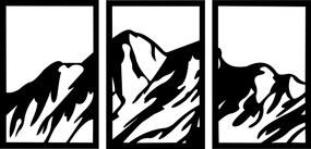 Nástěnný obraz Ažurové hory V rámu Módní Nástěnná Dekorace Různé Barvy