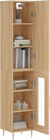 Skříň highboard dub sonoma 34,5 x 34 x 180 cm kompozitní dřevo 3199036