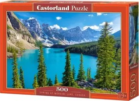Castorland 53810 Jaro u jezera Moraine, Kanada / 500 dílků / od 9 let