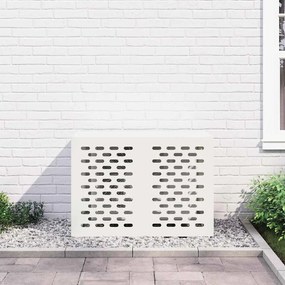 vidaXL Ochrana klimatizace Bílá 100 x 50 x 70 cm Ocel [865898]