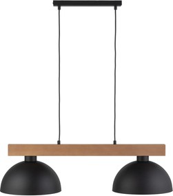 TK Lighting Oslo závěsné svítidlo 2x15 W černá 4711