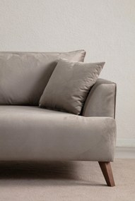 Hanah Home Třímístná pohovka BUHARA světle šedá