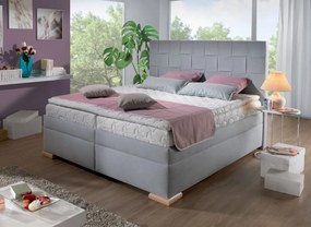 NEW DESIGN postele Americká boxspring postel GIARDINO s úložným prostorem, 180×200 cm Velikost postele: 180 × 200 cm