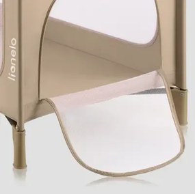 LIONELO Postýlka cestovní Jasmin Beige Sand / od 0 do 36 měsíců