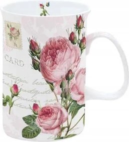 Porcelánové Hrnky Lžičky Romantic Roses Růže Set hrnek x 2