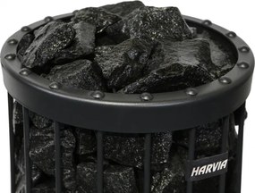 Saunové kameny HARVIA, vel. 10-15 cm, 20kg, černý vulkanit