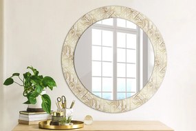 Kulaté dekorativní zrcadlo Art deco composition fi 60 cm