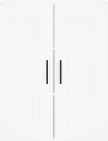 Skříň highboard bílá 69,5 x 34 x 180 cm kompozitní dřevo 3200025