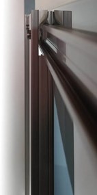 ARTTEC Posuvné sprchové dveře do niky SHADOW 136 - 140 x 195 cm šedé sklo PAN04712