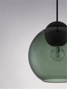 Nova Luce Závěsné svítidlo MIDORI, 24cm, E27 1x12W Barva: Růžové sklo