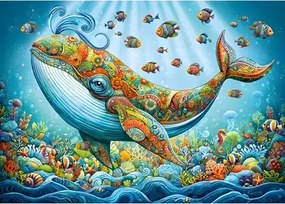 CHERRY PAZZI Puzzle Velrybí princ / 1000 dílků / 50 x 70 cm