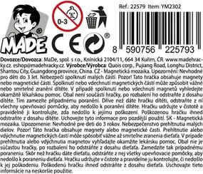 MADE Magnetická mozaika 40x26 cm / Magnetky pro děti / od 3 let
