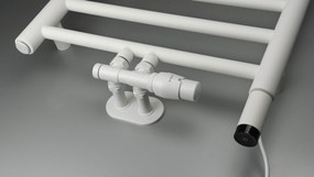 Deante Silia, koupelnový radiátor 500x850 mm, 335W, bílá matná, DEA-AGI_AG31