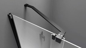 Polysan Polysan, MODULAR SHOWER zástěna s pojezdy 1200 mm, černá, MS5-120B