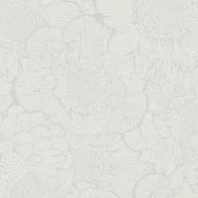 Bílá vliesová tapeta s květy A56401, Vavex 2024