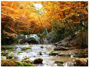 Fototapeta - podzim - vodopád