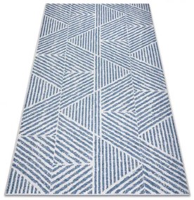 koberec COLOR 47176360 SISAL řádky, trojúhelníky, cikcak béžový / mod velikost 200x290 cm | krásné koberce cz
