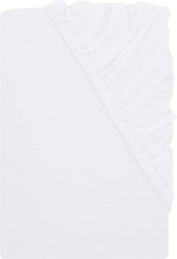 Livarno® Žerzejové napínací prostěradlo, 90-100 x 200 cm (bílá)