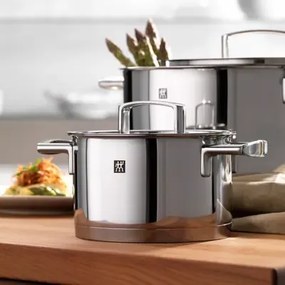 Zwilling Passion Sada hrnců stříbrná 5 ks / nerezová ocel
