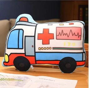 Plyšová hračka (polštářek) - dopravní prostředky Varianta: ambulance