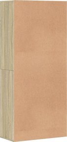 Botník dub sonoma 80 x 39 x 178 cm kompozitní dřevo 3276674