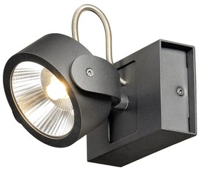 SLV 1000127 Kalu, černá LED bodovka, 1x10W 60° LED 3000K, výška 16,5cm