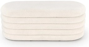 Lavice Bliss bouclé krémová