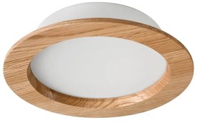 LED Podhledové svítidlo WOODY SPOT LED/16,5W/230V 4000K dub pr. 18,5 cm