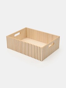 Sinsay - Úložný box s lamelovým provedením - béžová