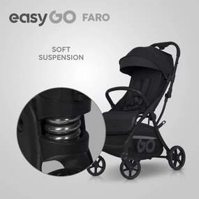 Sportovní kočárek EasyGo Faro Ebony Black