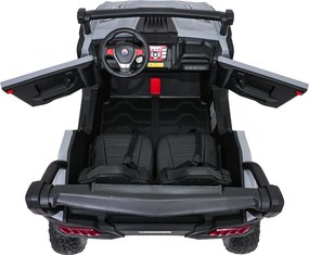 Ramiz Elektrická bugina Gravity pro děti šedá + pohon 4x4 + dálkové ovládání