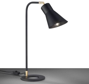 Stolní lampa Conico, černá/zlatá