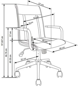 Kancelářská židle PORTO 2 Halmar