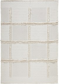 XXXLutz NAPLOCHO TKANÝ KOBEREC, 120/170 cm bílá Linea Natura - Online Only koberce & rohožky - 006002006460