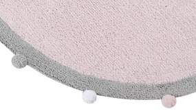 Lorena Canals koberce Pro zvířata: Pratelný koberec Bubbly Soft Pink ROZMĚR: 120x120 (průměr) kruh