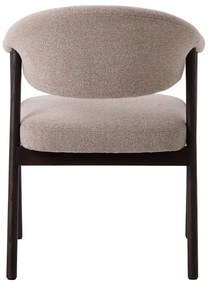 Designová jídelní židle Jacqueline tmavě hnědý dub