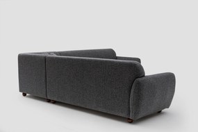 Atelier del Sofa Rohová sedací souprava Eddy Corner 2 (3L-C-3R) - Dark Grey, Tmavá Šedá